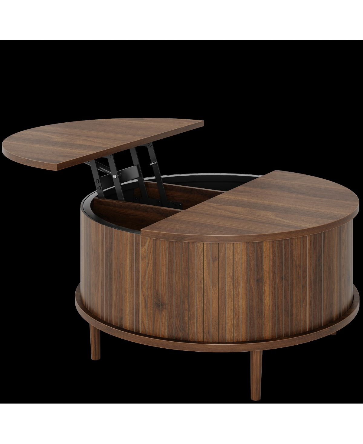 Click here for gaomon Round Lift-Top Storage Coffee Table with Ve... prices