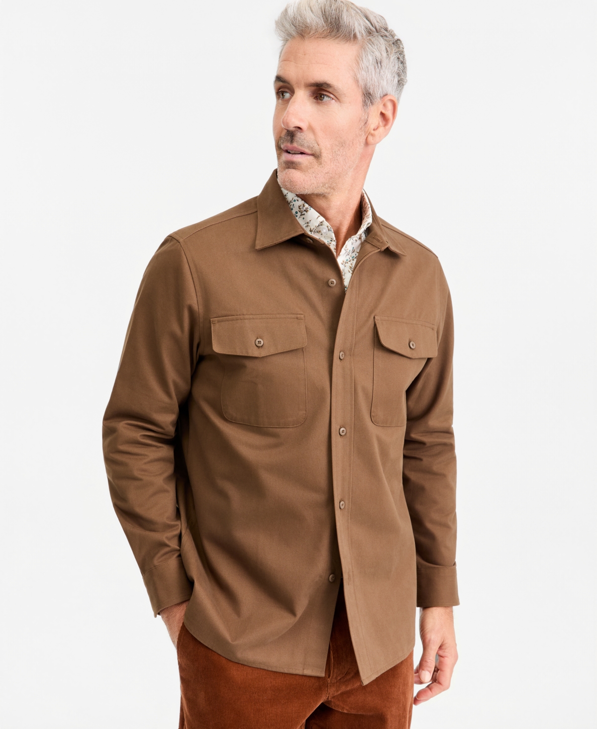 Click here for Club Room Mens Cotton Heavy Twill Overshirt  Macys... prices