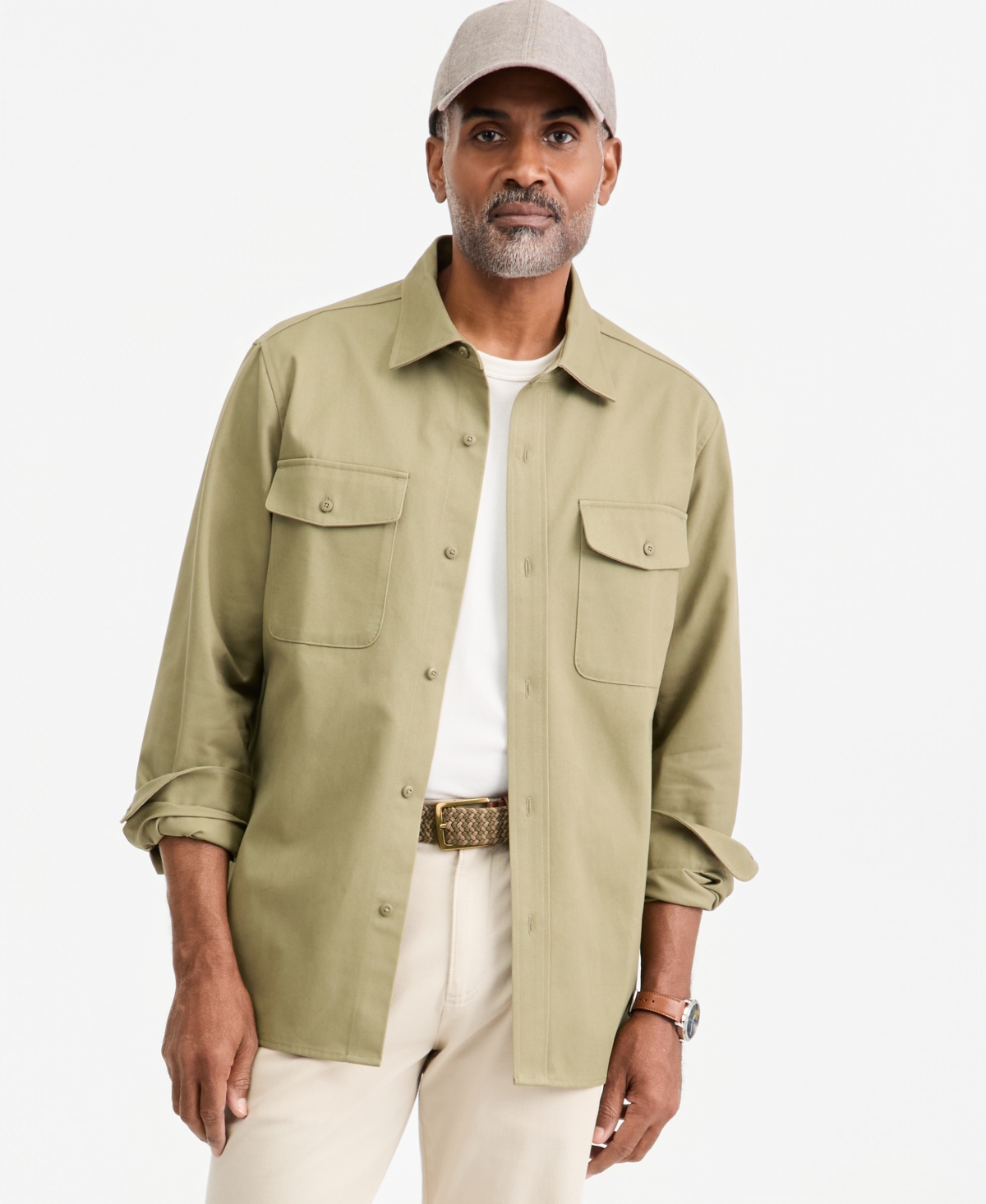 Click here for Club Room Mens Cotton Heavy Twill Overshirt  Macys... prices