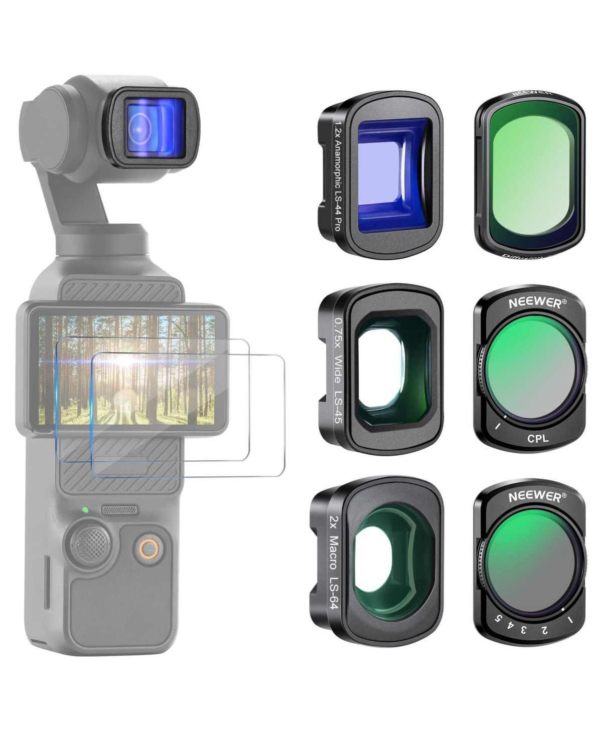 Click here for Neewer Fl-B28 Camera Lens Accessory with ND2-32  C... prices