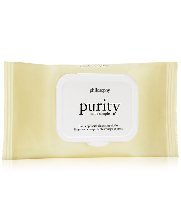 philosophy Purity Made Simple One-Step Facial Cleansing Cloths, 15-Pc ...