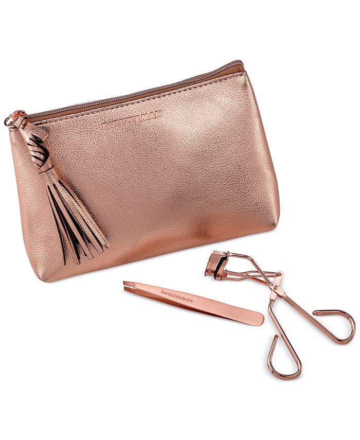Tweezerman 3-Pc. Rose Gold Love Story Gift Set - Macy's