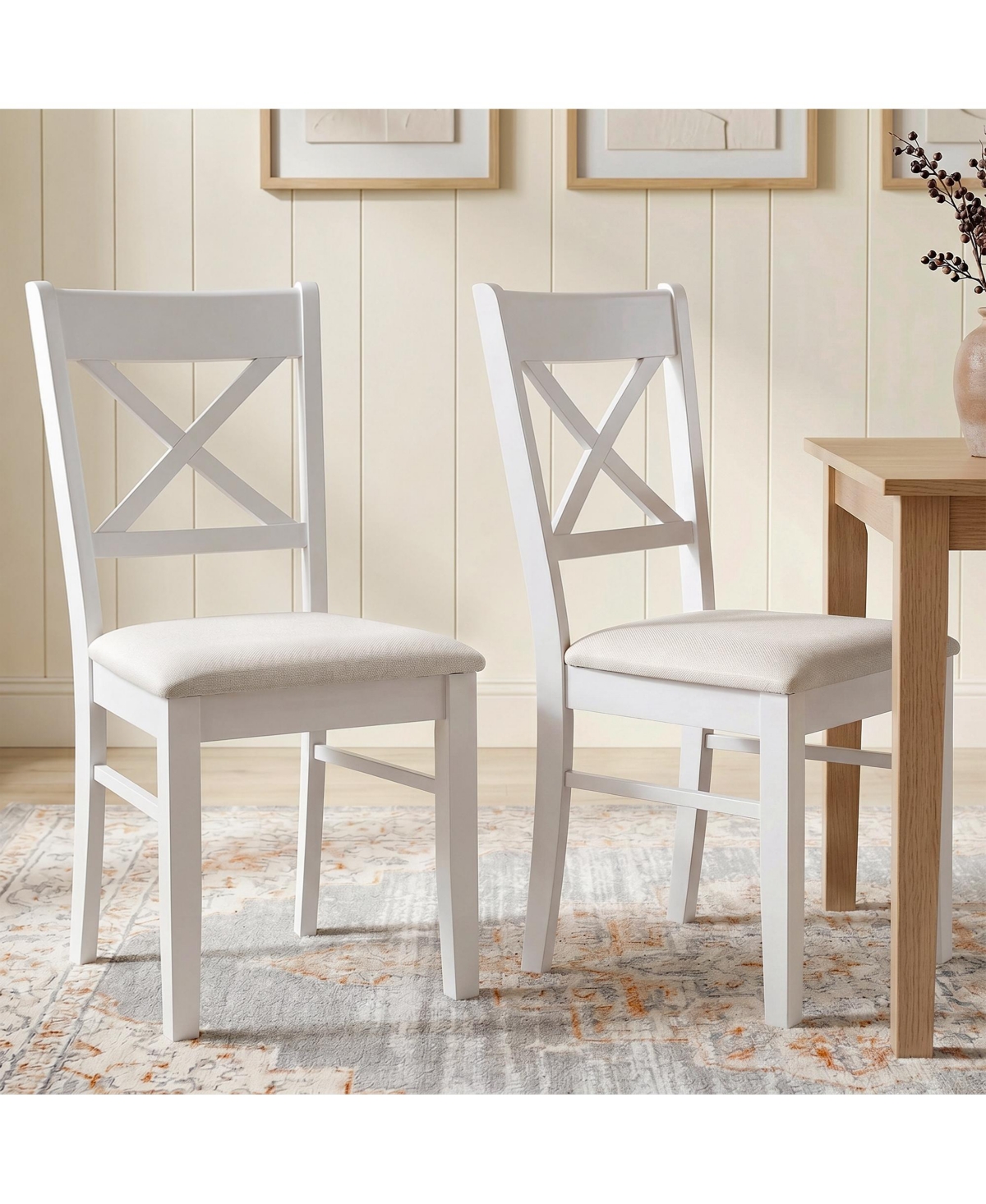 Click here for Homcom Dining Chairs Set of 2 Upholste Kitchen Cha... prices