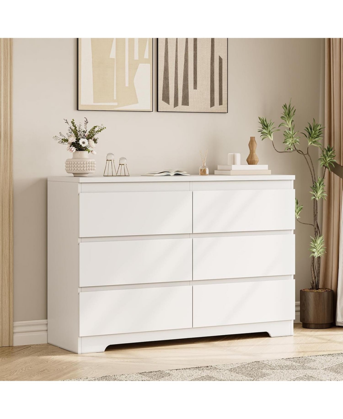 Click here for gaomon Modern 6-Drawer Dresser for Clothes Storage... prices