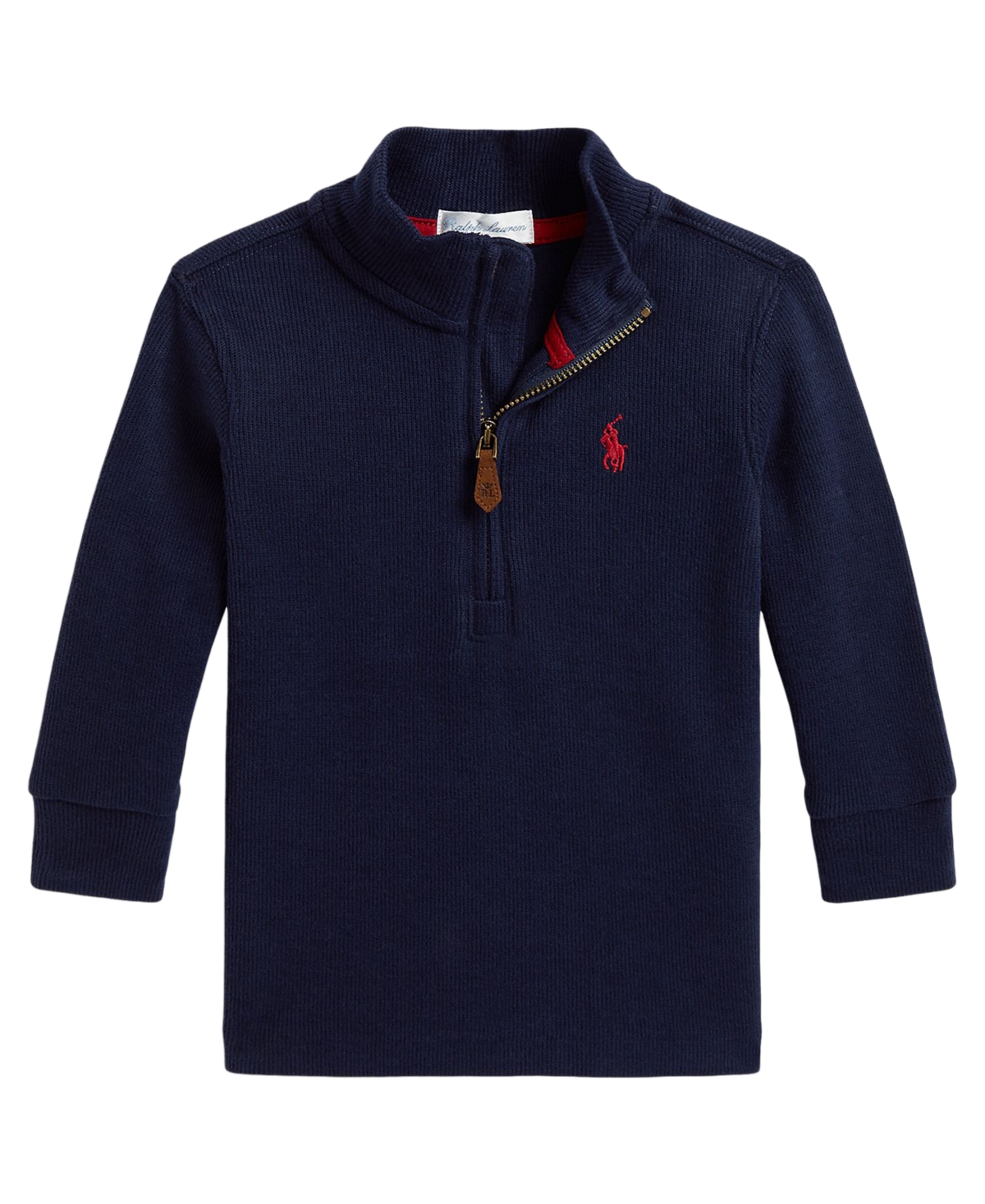 Click here for Polo Ralph Lauren Baby Boys Estate-Rib Quarter-Zip... prices
