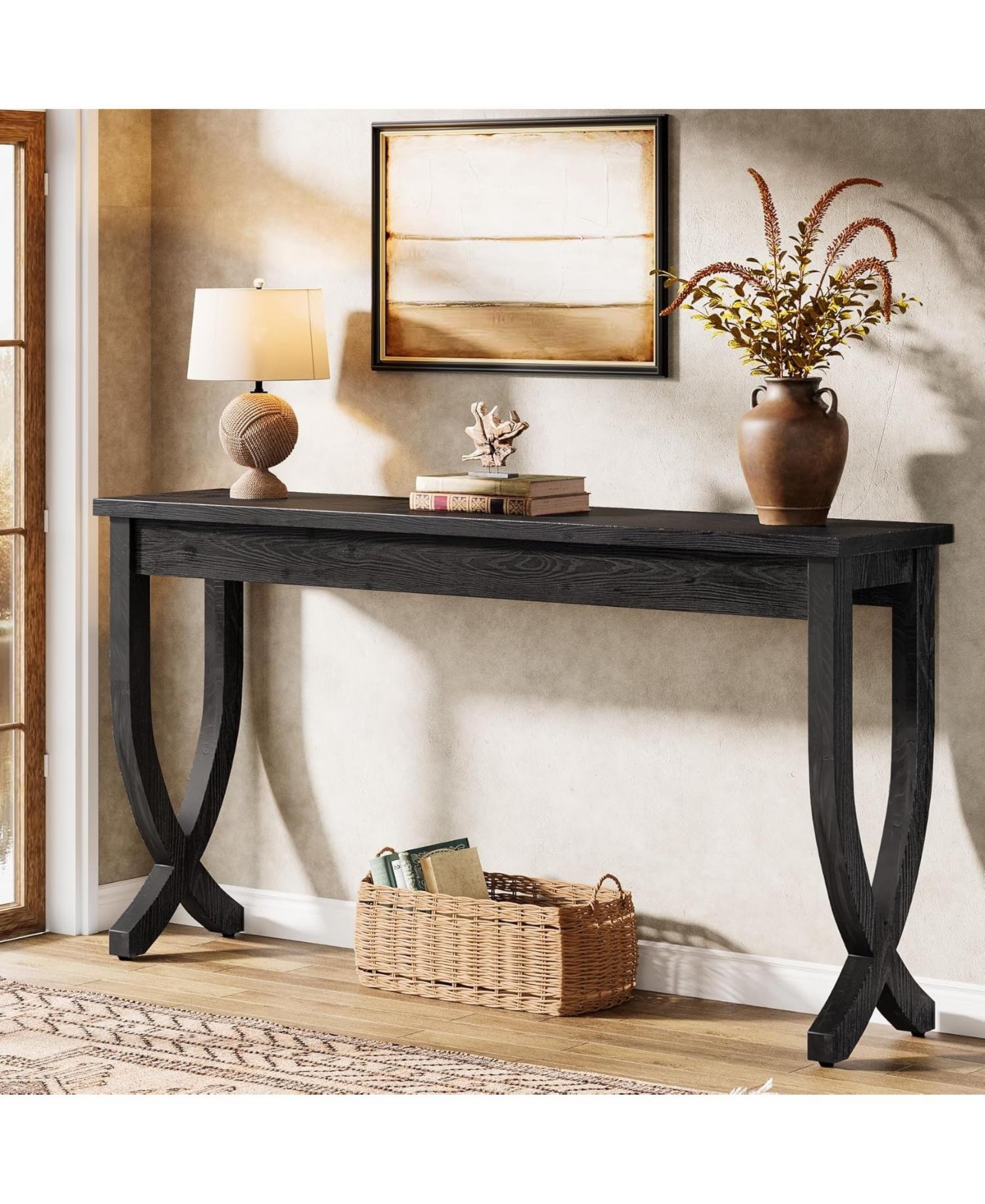 Click here for Tribesigns Solid Wood Console Table for Entryway... prices
