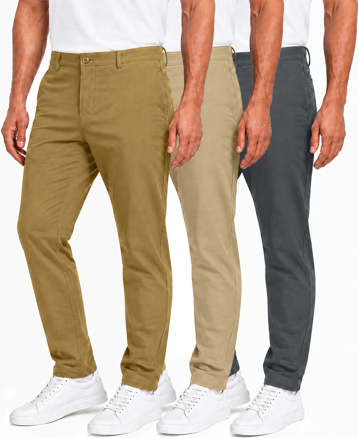 Click here for Blu Rock Mens Super Stretch Slim-Fit Chino Pants... prices