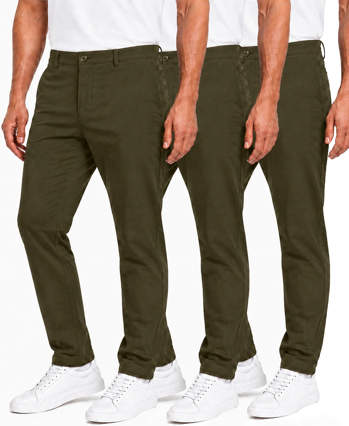 Click here for Blu Rock Mens Super Stretch Slim-Fit Chino Pants... prices