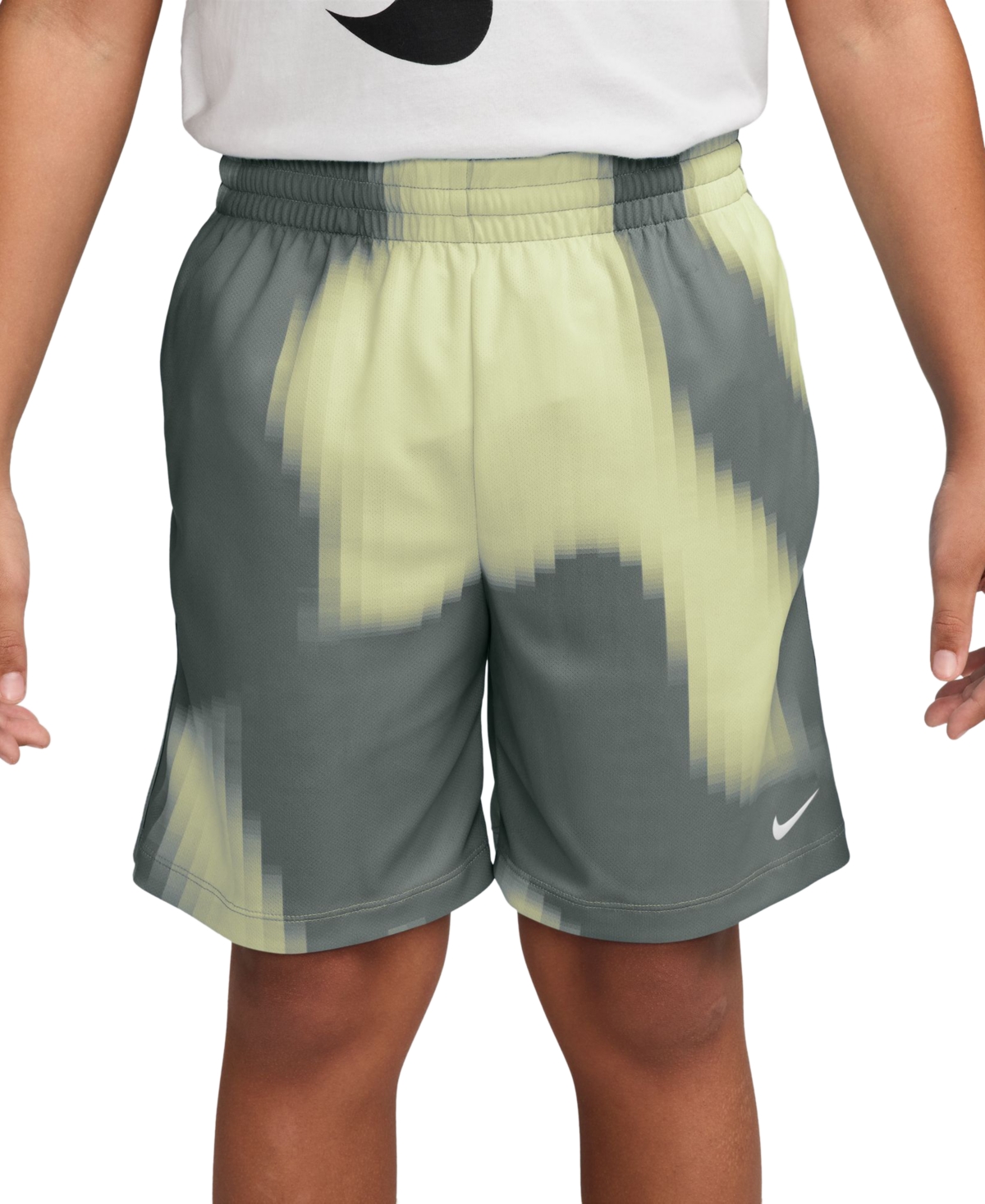 Click here for Nike Boys 8-20 Multi Renew Shorts - Camo Green/Whi... prices