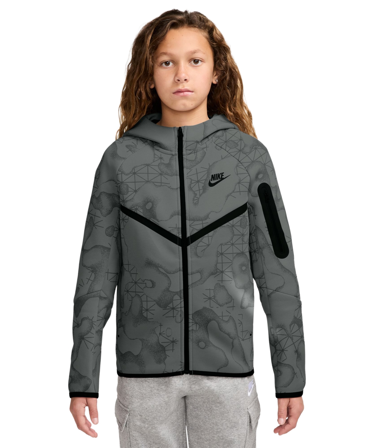 Click here for Nike Boys 8-20 Sportswear Tech Fleece Full-Zip Hoo... prices