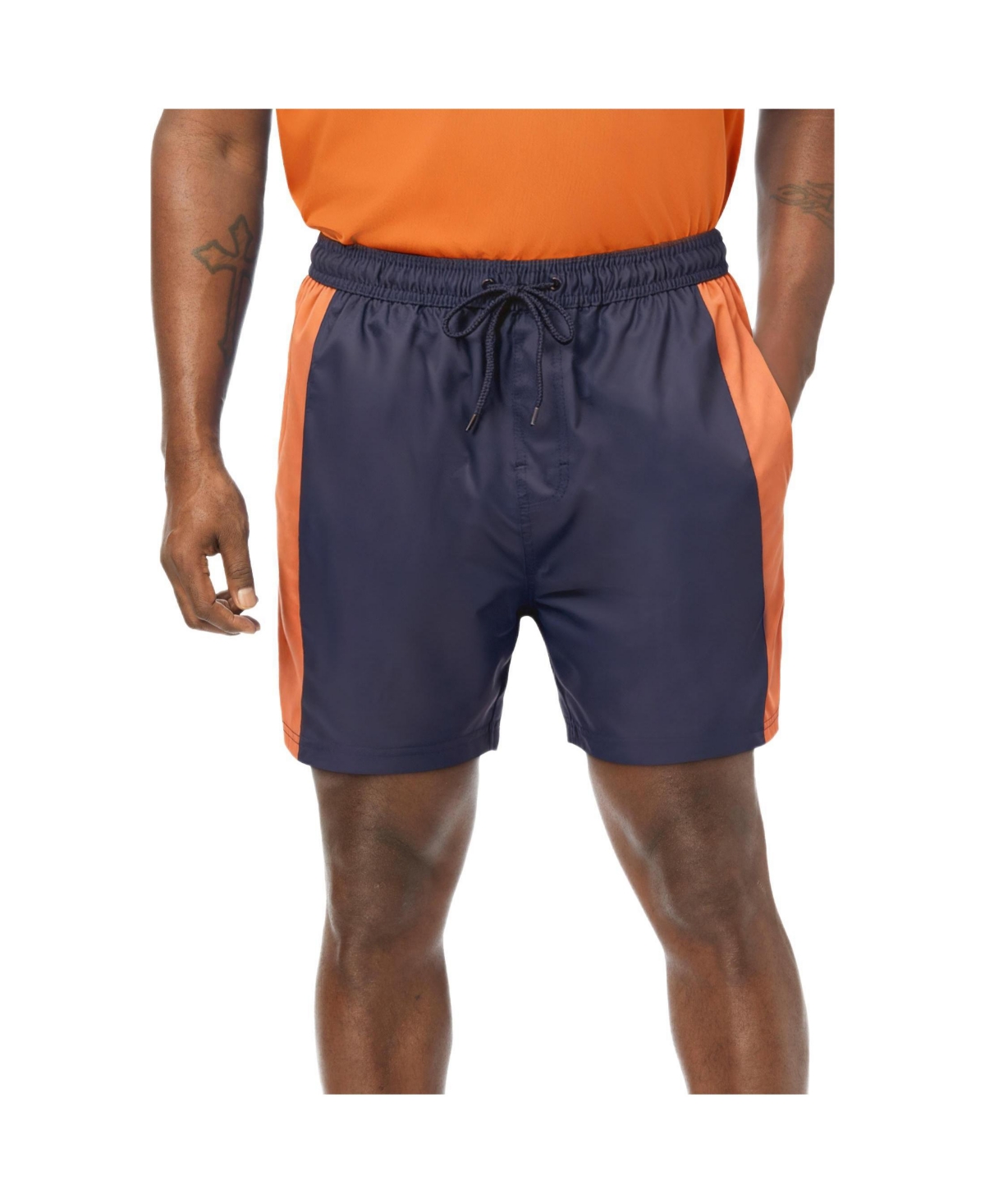 Click here for KingSize Mens Big and Tall 5 Contrast Swim Shorts... prices