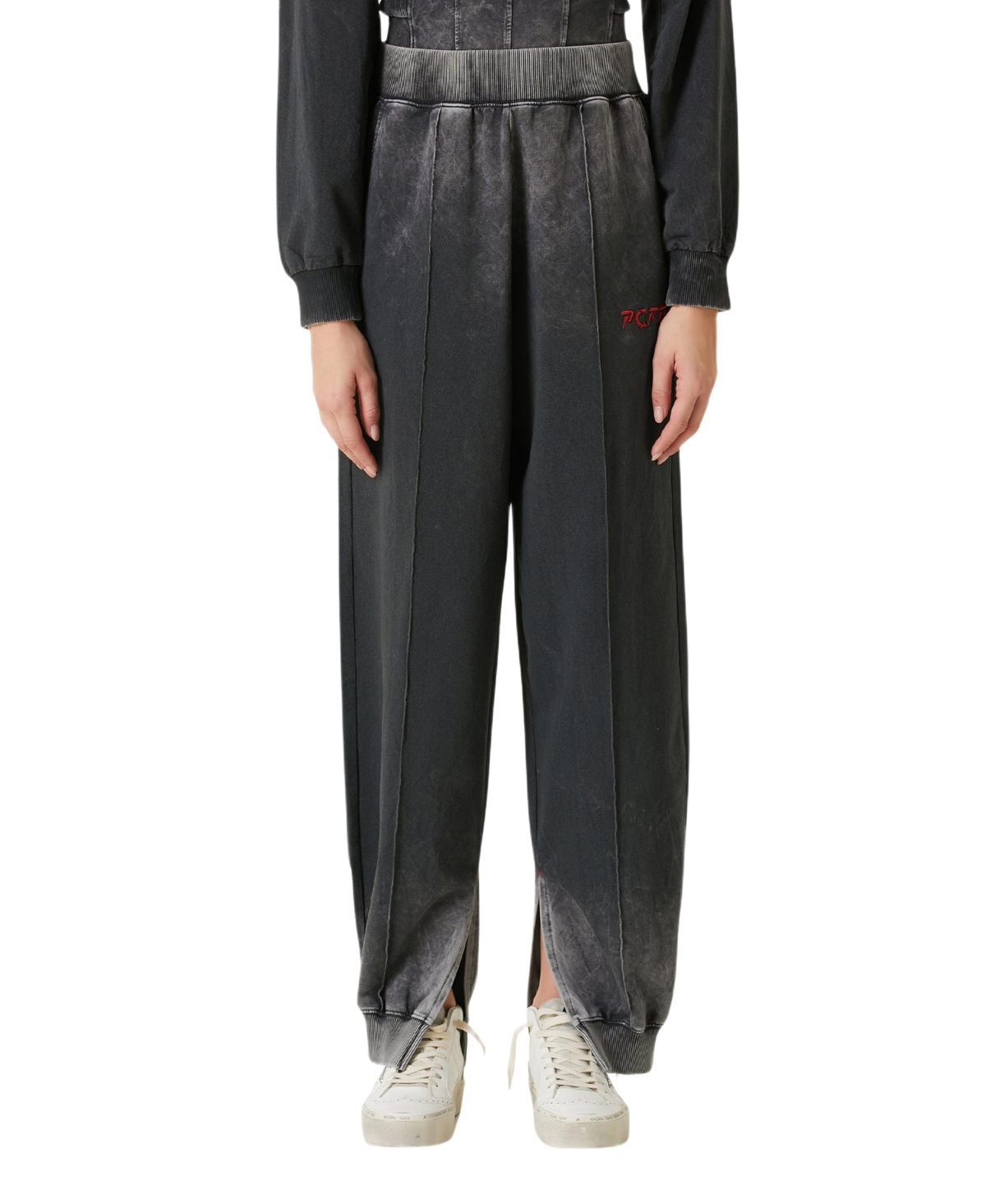 Click here for Pcfg Womens Free Heaven Acid-Wash Cotton Sweatpant... prices