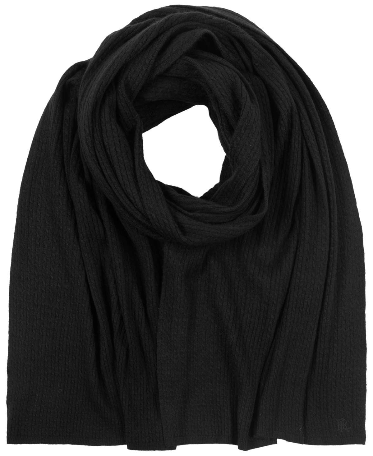 Click here for Lauren Ralph Lauren Baby Cable Knit Wrap - Black prices