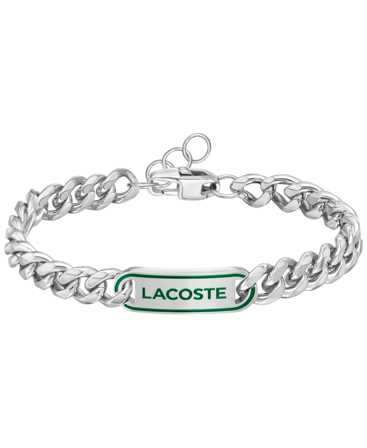 Click here for Lacoste Mens District Silver Stainless Steel Brace... prices