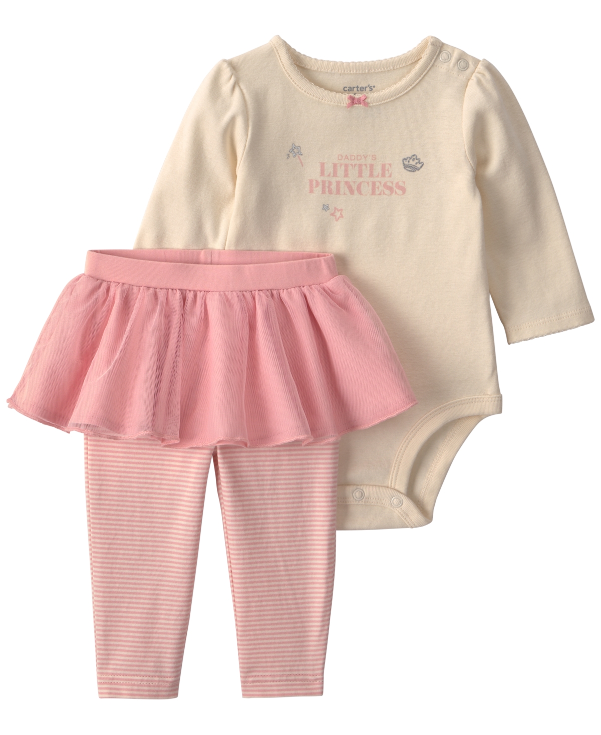 Click here for Carters Baby Girls Long-Sleeve Bodysuit and Tulle... prices
