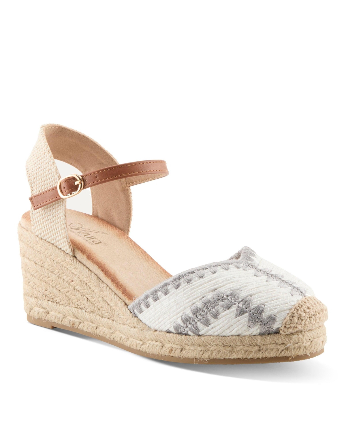 Click here for Azura Womens Adrina Espadrille Wedge with Rope Sol... prices