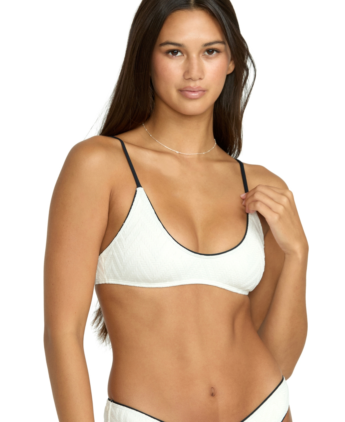 Click here for Volcom Womens Baby V-Neck Cropped Bikini Top - Sta... prices