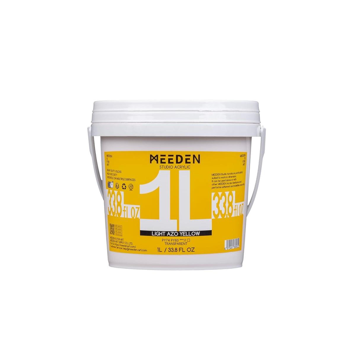 Click here for Meeden Studio Acrylic Paint-Light Azo  1Liter / 33... prices