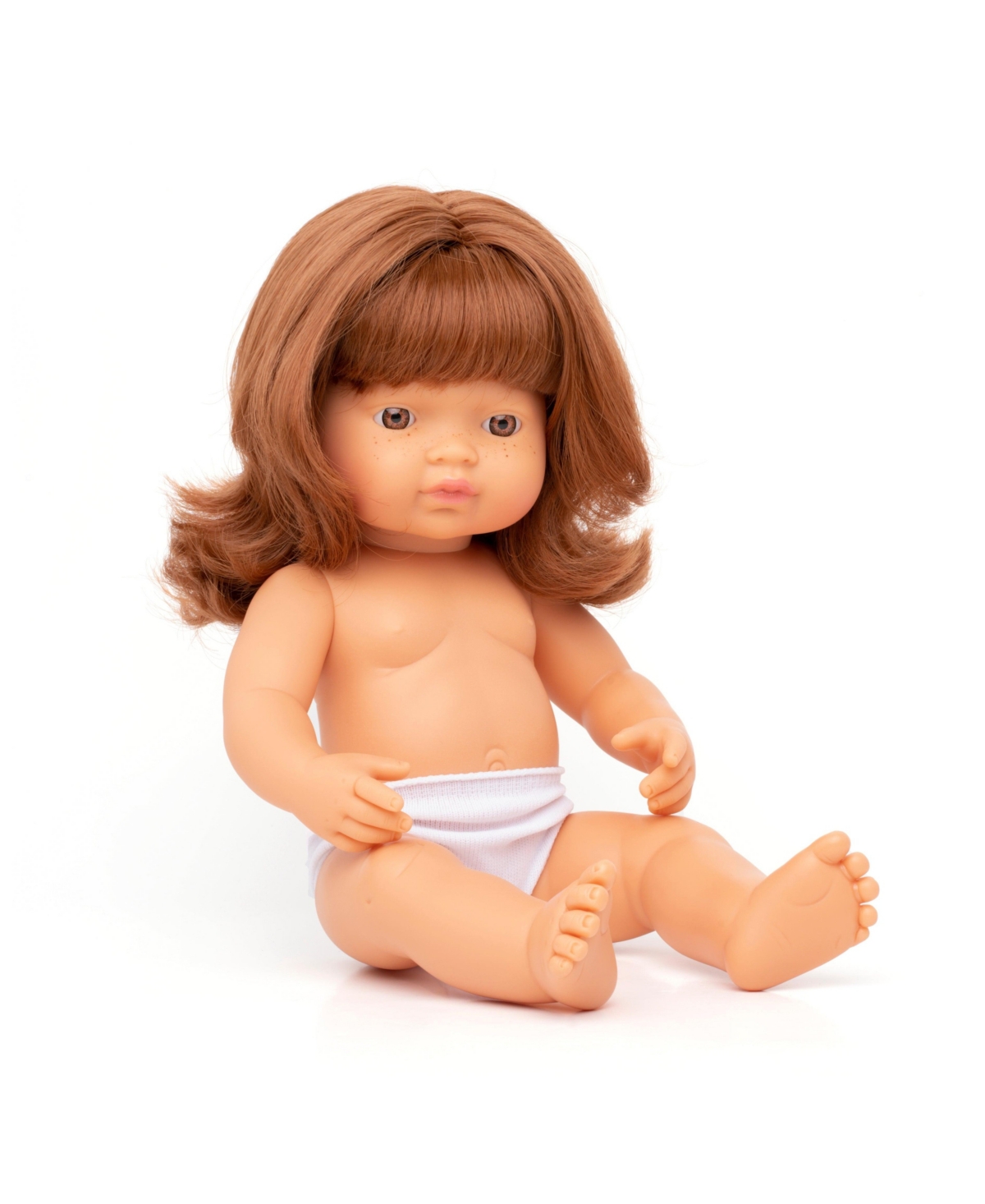 Click here for Miniland Baby Girl Doll with Red Hair 15 - Light s... prices
