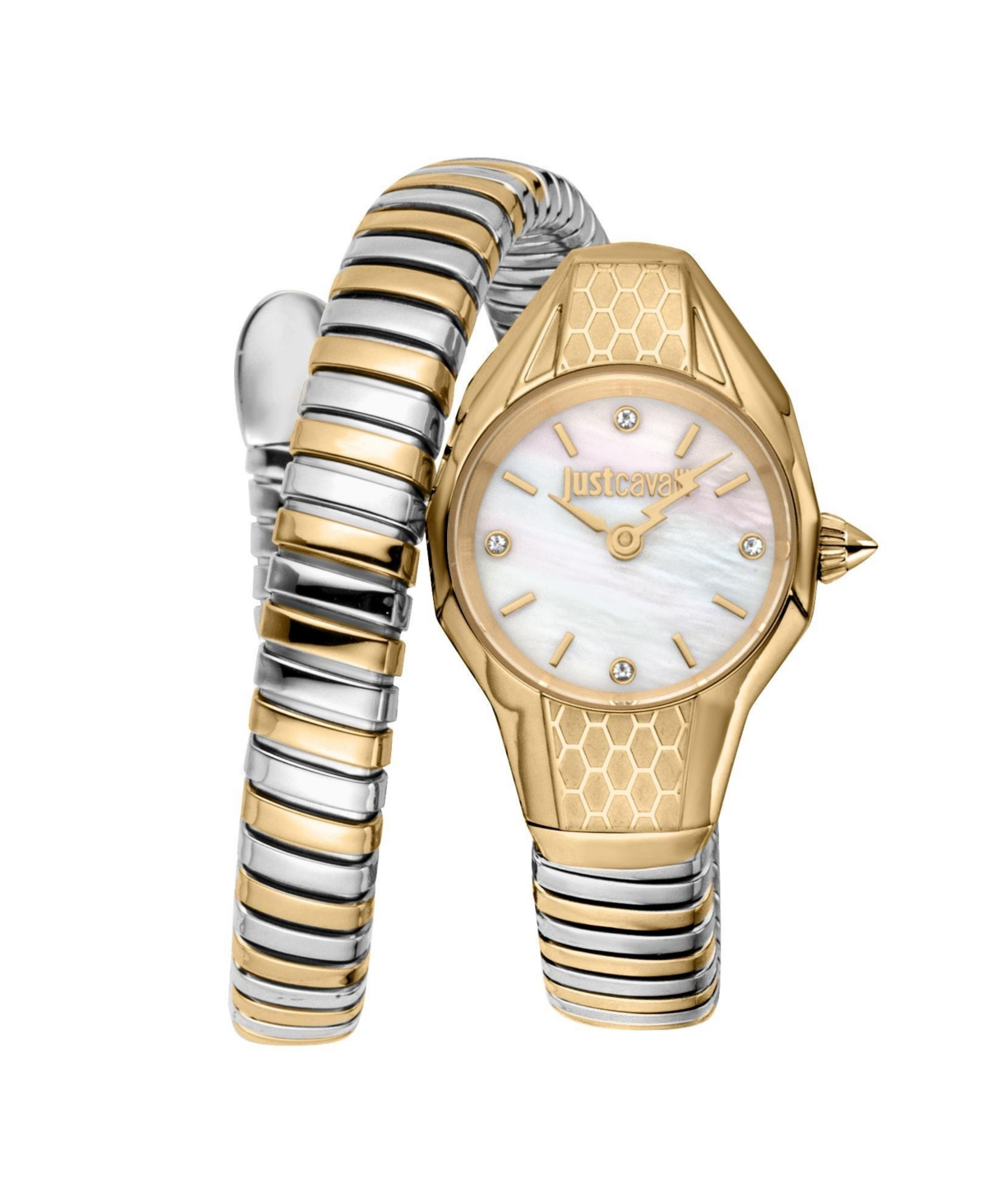 Click here for Just Cavalli Womens Vivace Quartz Two Tone Stainle... prices
