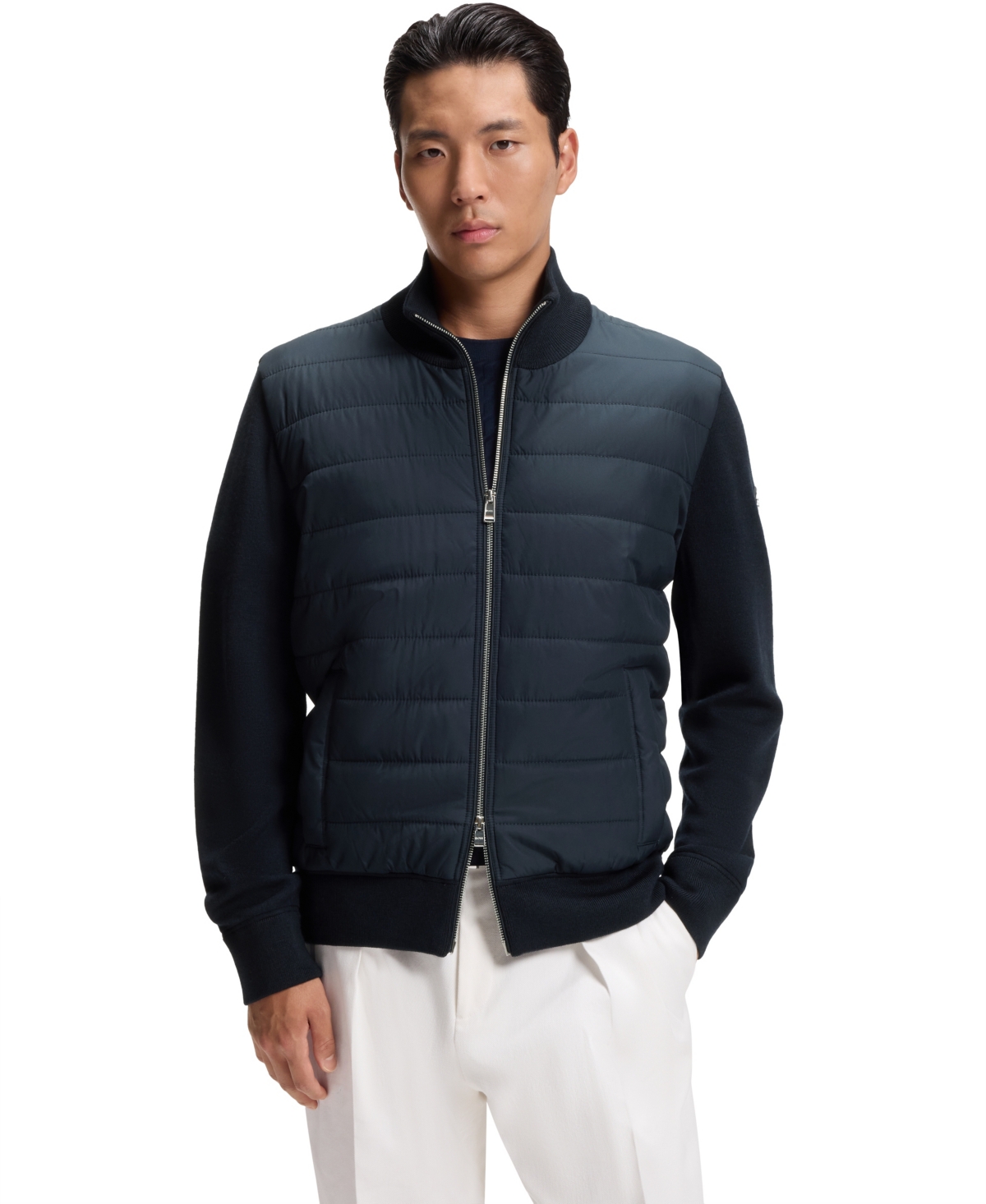 Click here for Boss by Hugo Boss Mens Virgin-Wool Regular-Fit Jac... prices