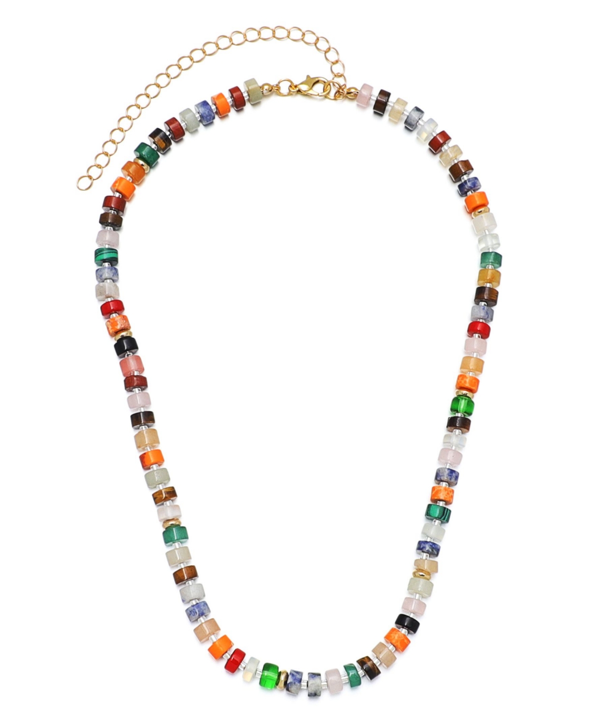 Click here for Adornia Rainbow Beaded Necklace - Multi prices