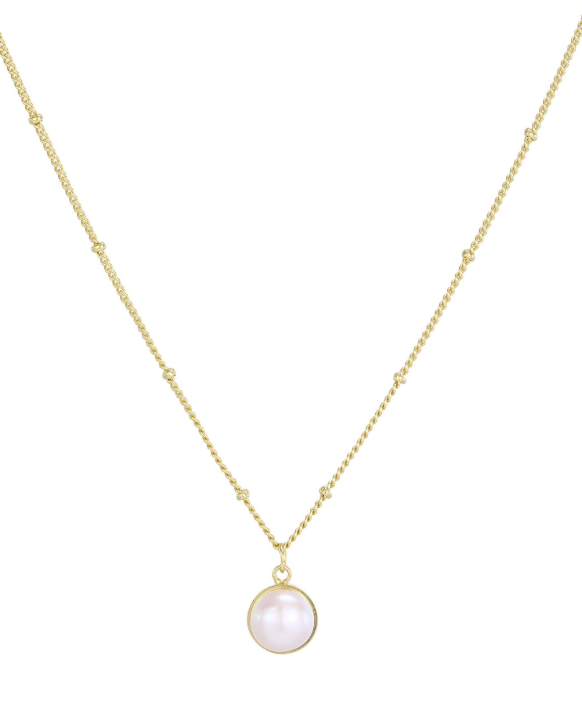 Click here for Adornia Gold Natural Freshwater Pearl Button Penda... prices