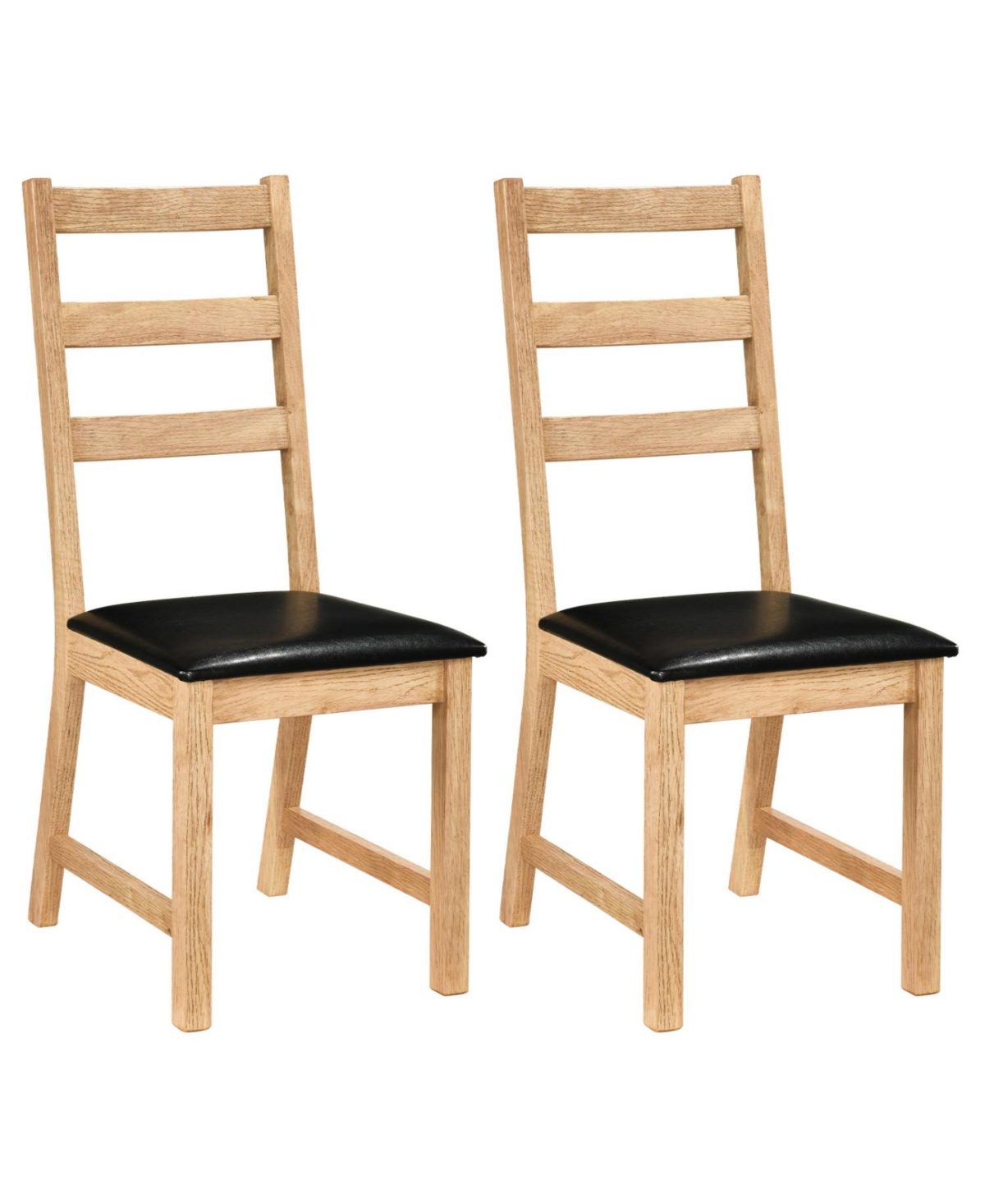 Click here for Slickblue Set of 2 Farmhouse Dining Chairs with De... prices