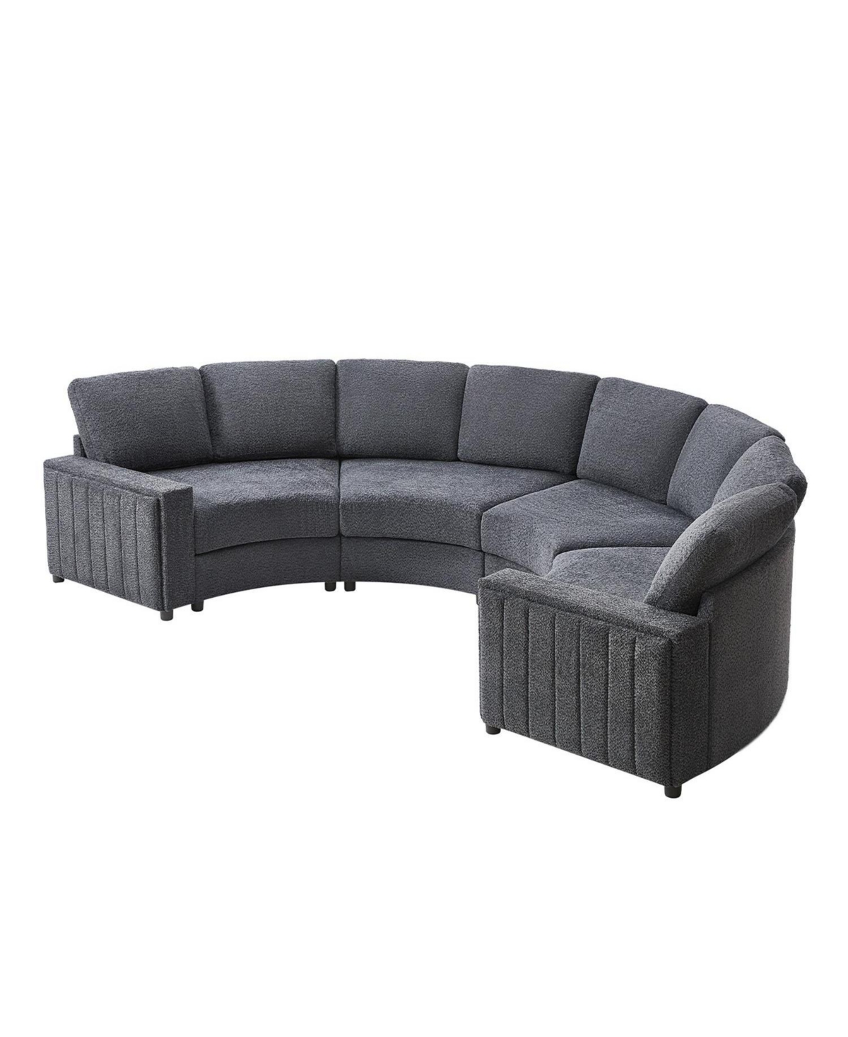 Click here for Hulala Home Grandon 138 Modern Modular Curved Sect... prices