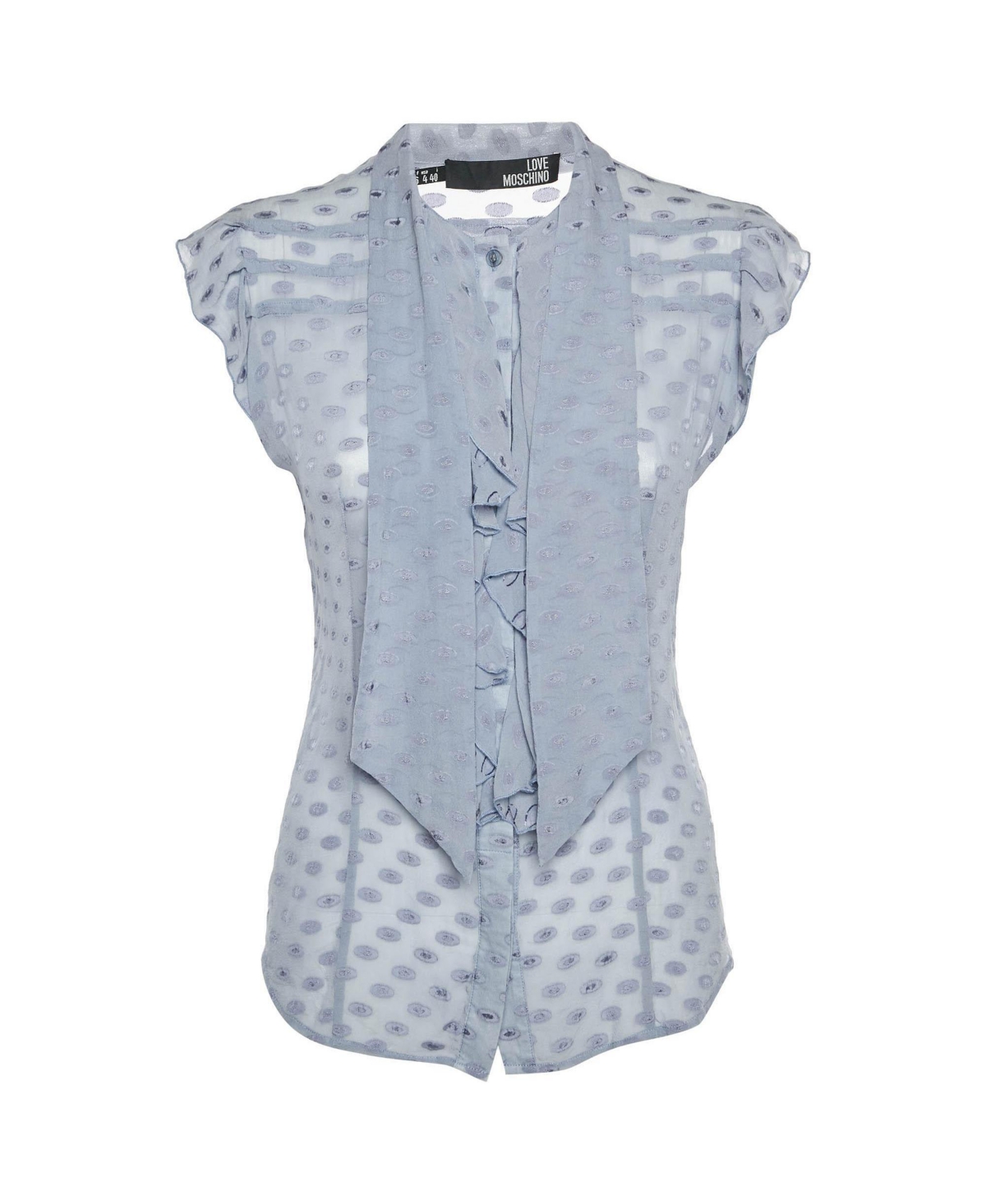 Click here for Pre-Owned Love Moschino Womens Fil Coupe Silk Ruff... prices