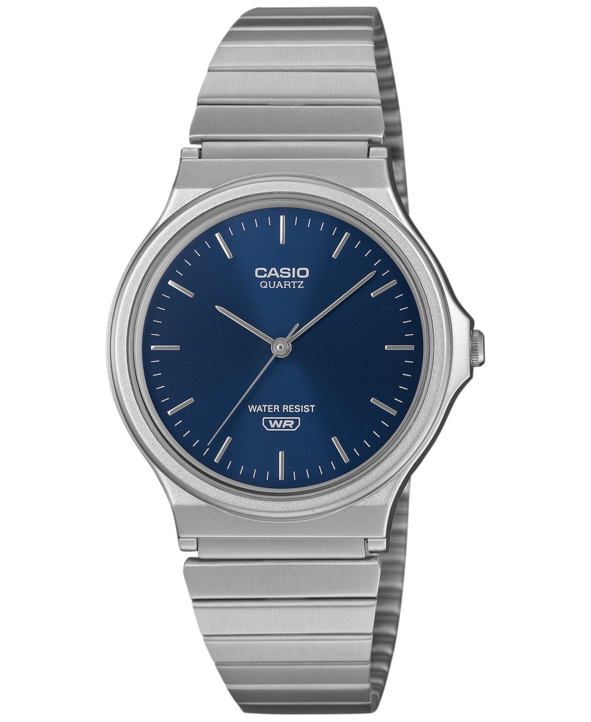 Click here for Casio Mens Japanese Quartz Silver-Tone Stainless-S... prices