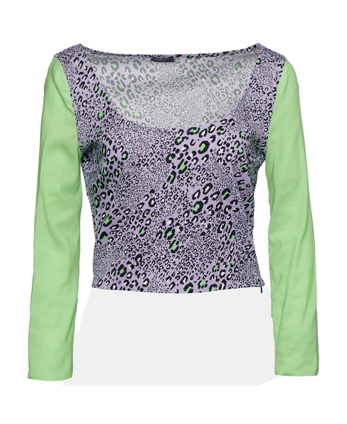 Click here for Pre-Owned Versace Womens Leopard Print Colorblock... prices