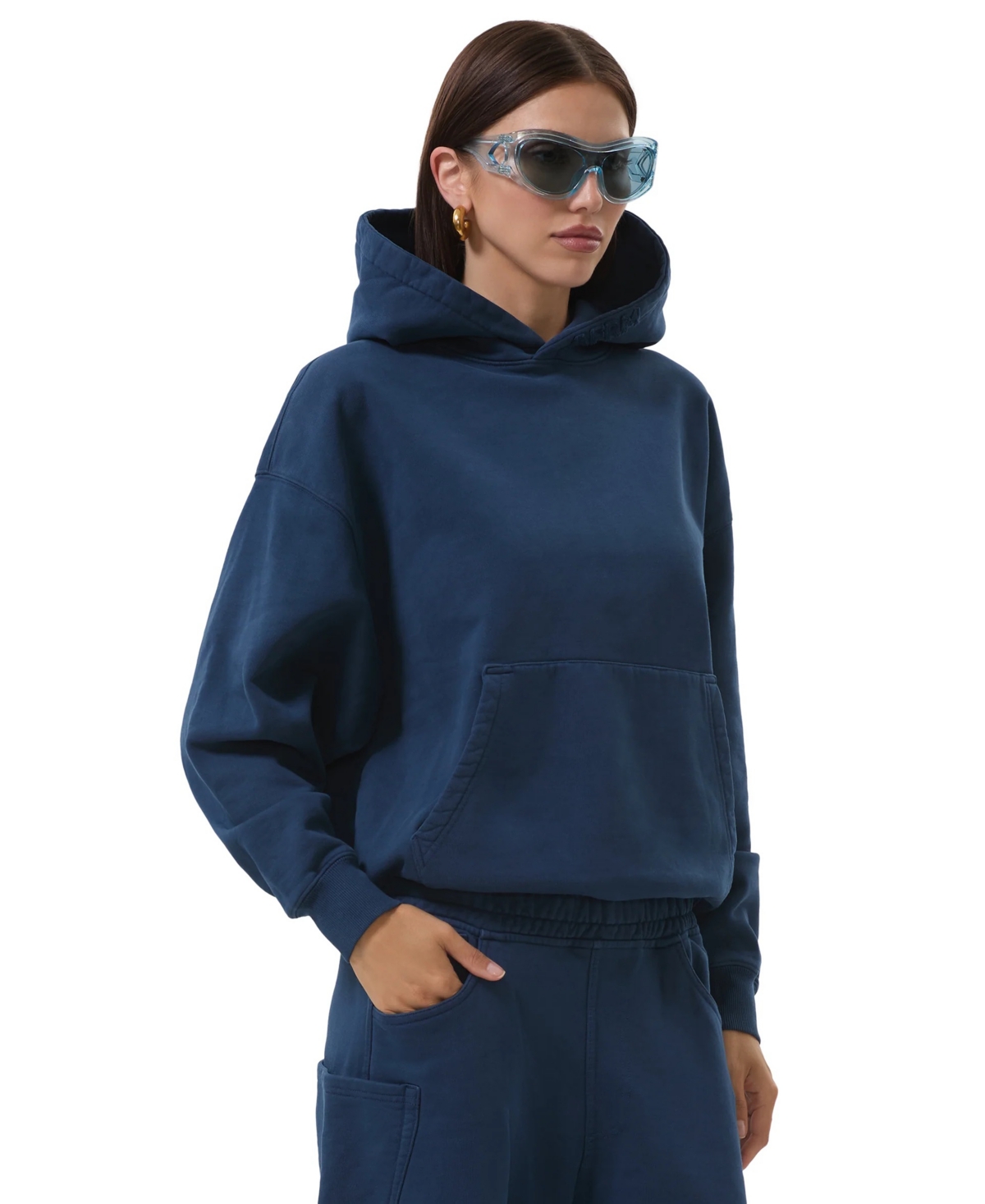 Click here for Afrm Womens Blake Long-Sleeve Pull-On Hoodie - Mid... prices