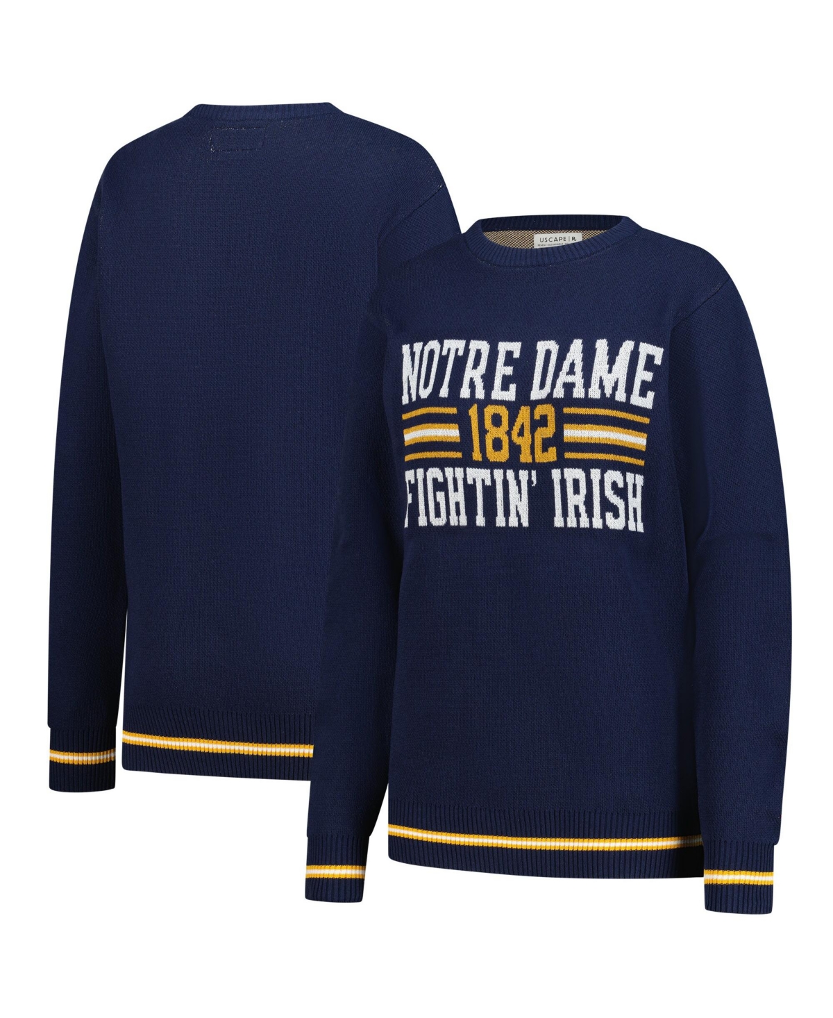 Click here for Uscape Apparel Mens and Womens Navy Notre Dame Fig... prices
