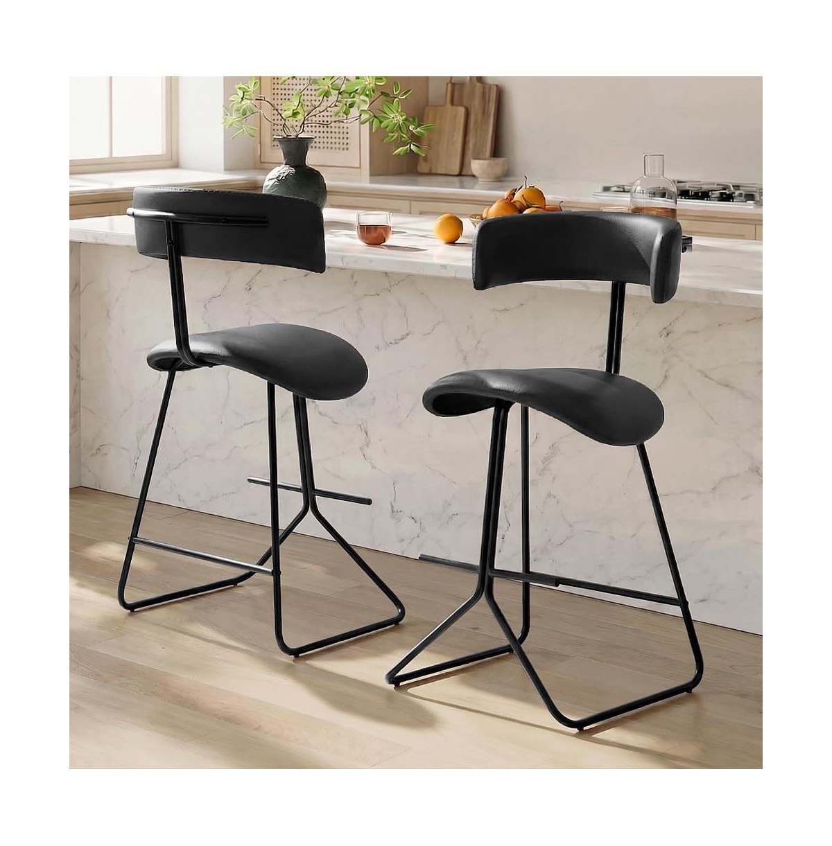 Click here for homfan Counter Height Bar Stool with Plywood Seat... prices