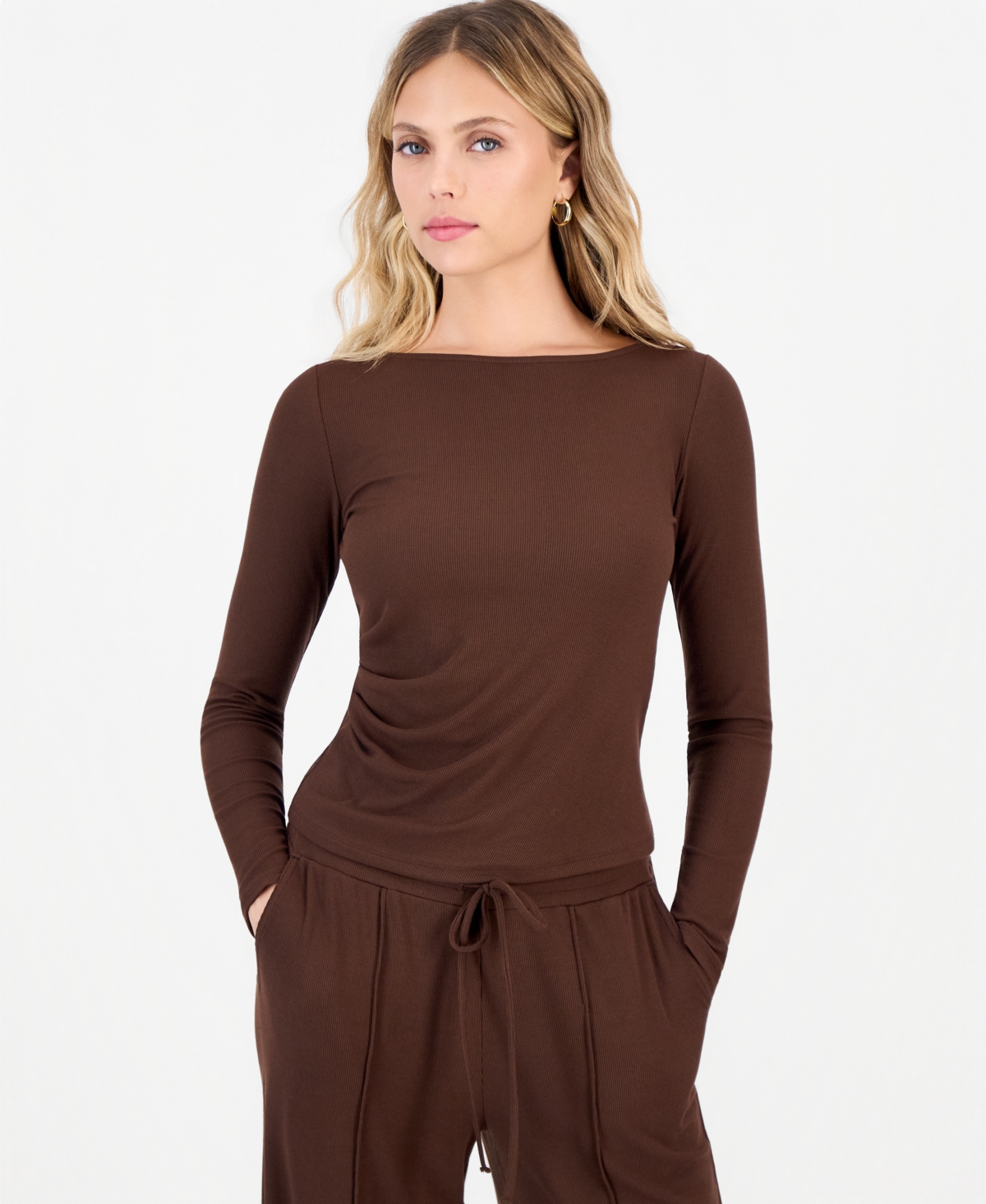 Click here for I.n.c. International Concepts Petite Rib-Knit Asym... prices