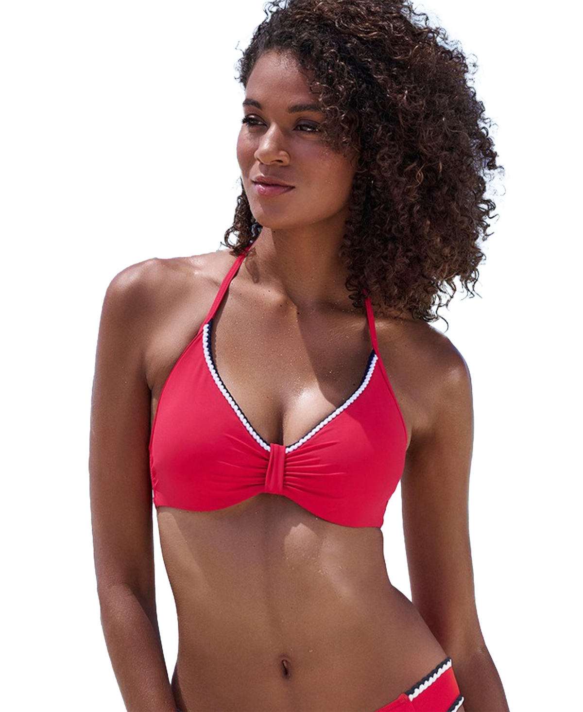 Click here for Lascana Womens Contrast Trim Underwire Bikini Swim... prices