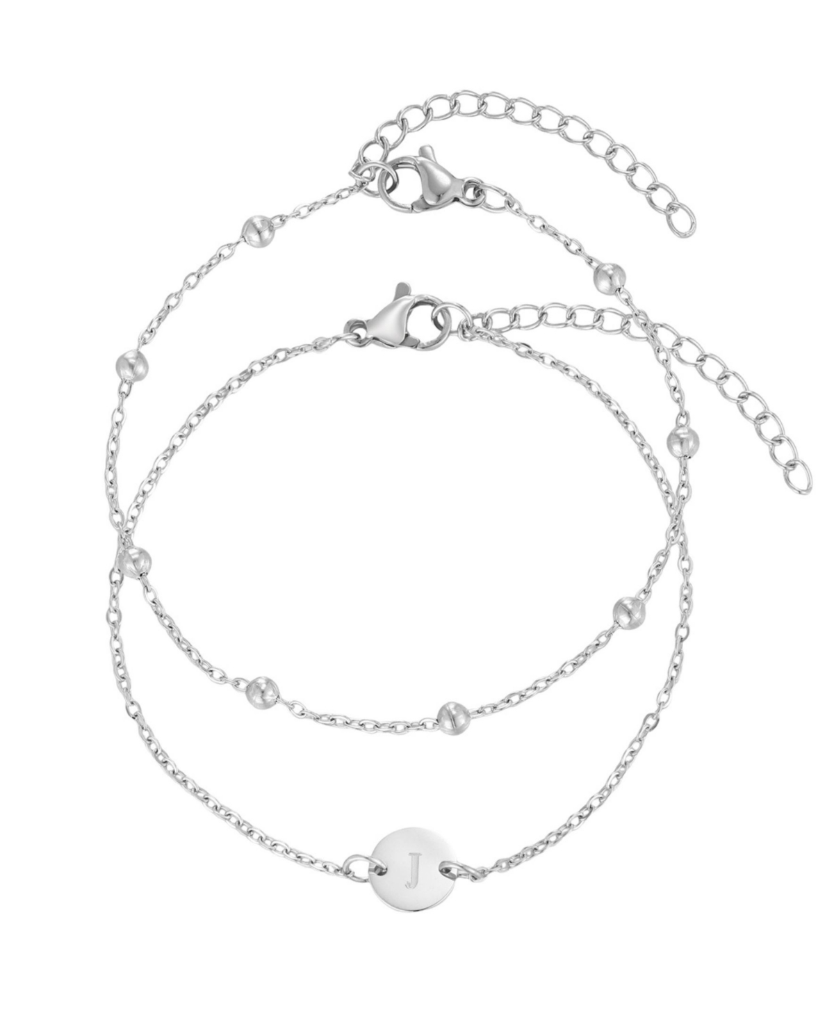 Click here for Adornia Tarnish Resistant Silver Initial Engraved... prices