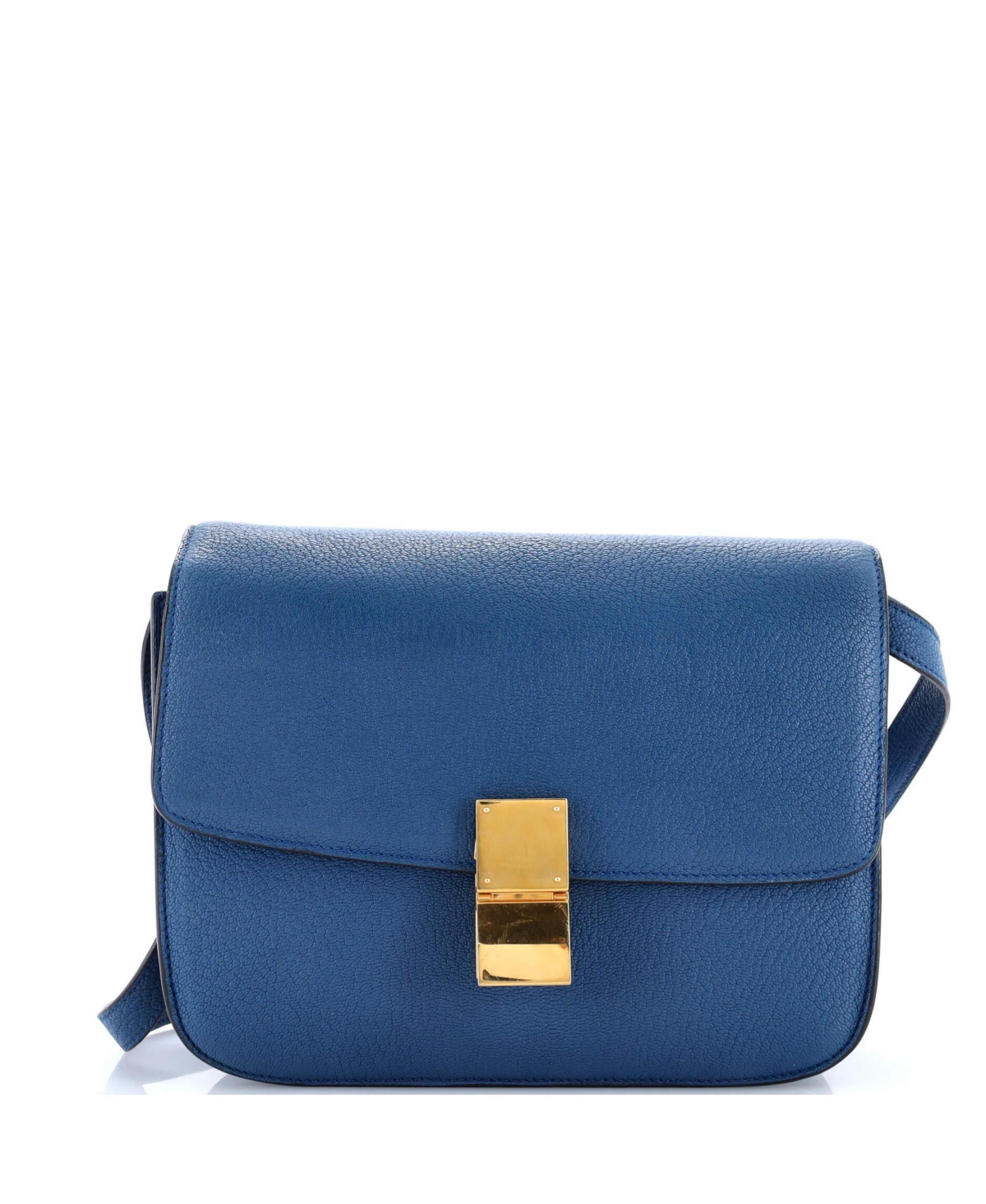 Click here for Pre-Owned Celine Medium Classic Box Bag Grainy Lea... prices
