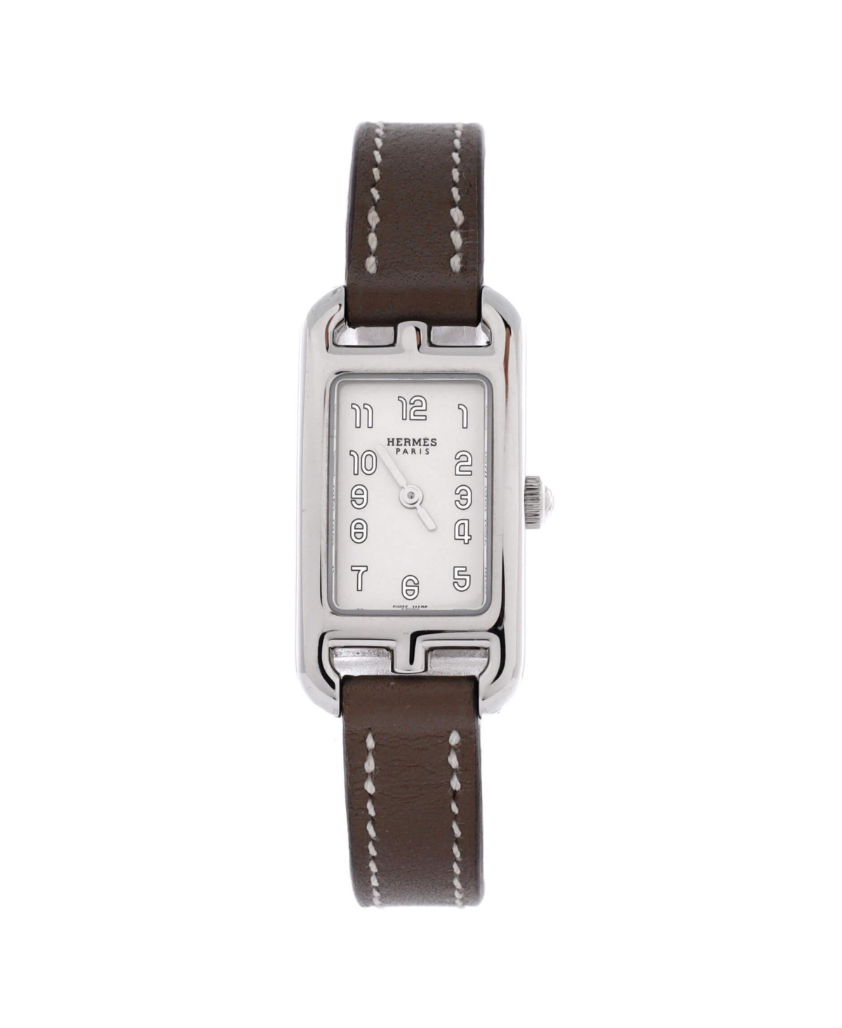Click here for Pre-Owned HERMES Nantucket Quartz Watch in Stainle... prices