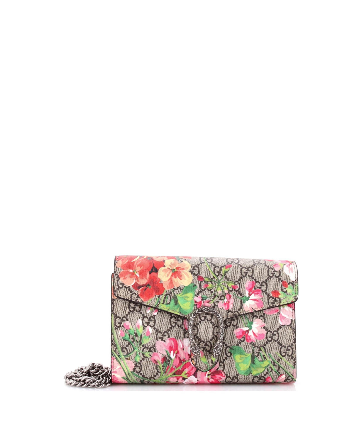 Click here for Pre-Owned Gucci Small Dionysus Chain Wallet Blooms... prices