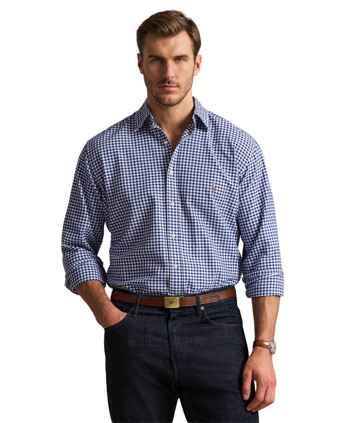 Click here for Polo Ralph Lauren Mens Big & Tall Cotton Oxford Sh... prices