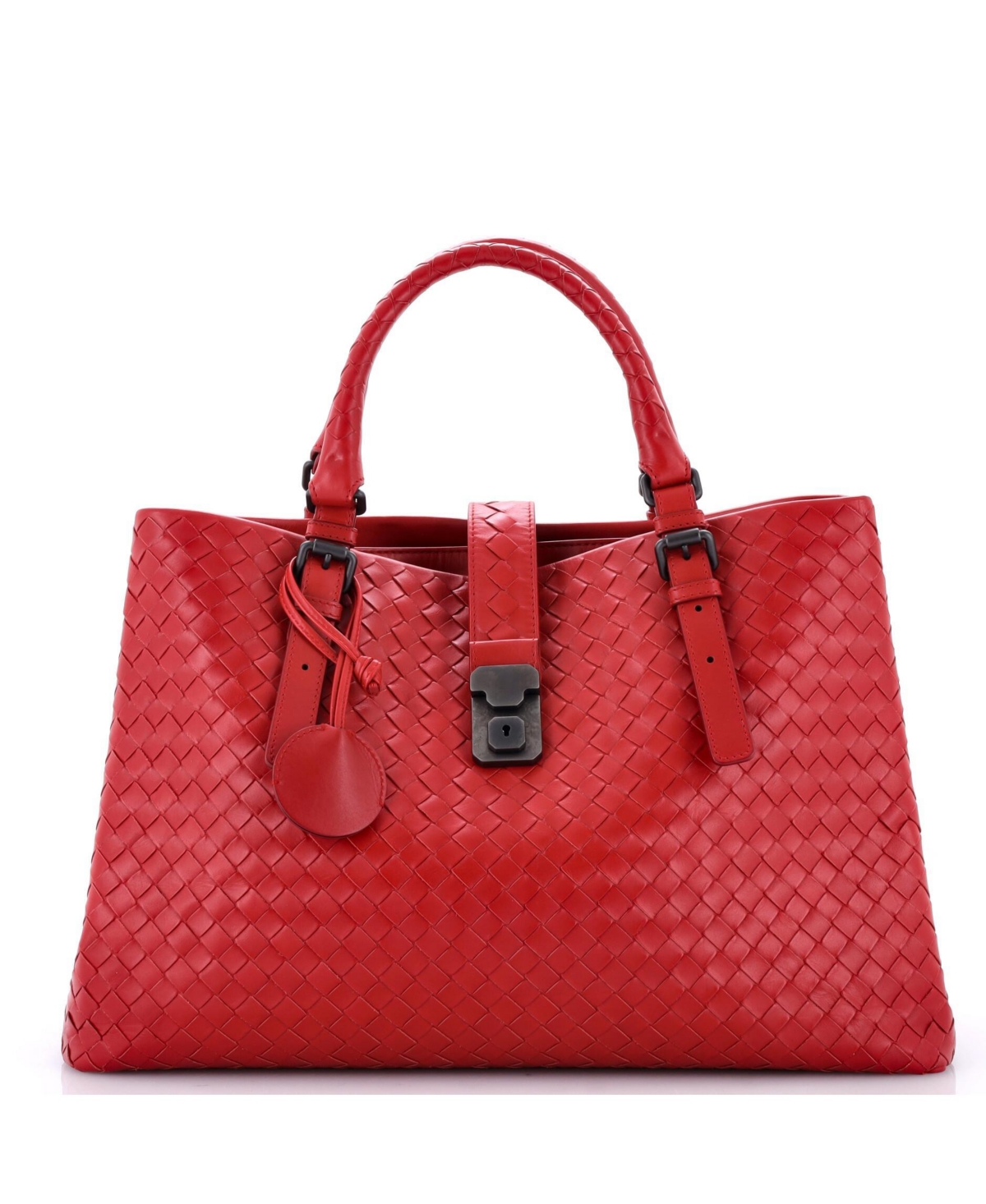 Click here for Pre-Owned Bottega Veneta Medium Roma Bag Intreccia... prices