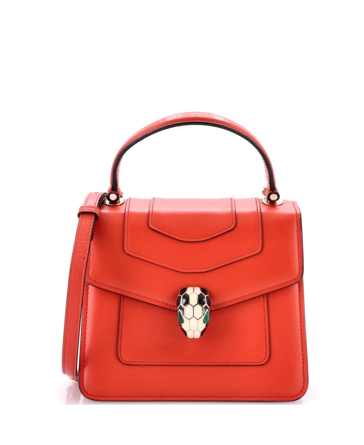Click here for Pre-Owned Bvlgari Small Serpenti Forever Top Handl... prices