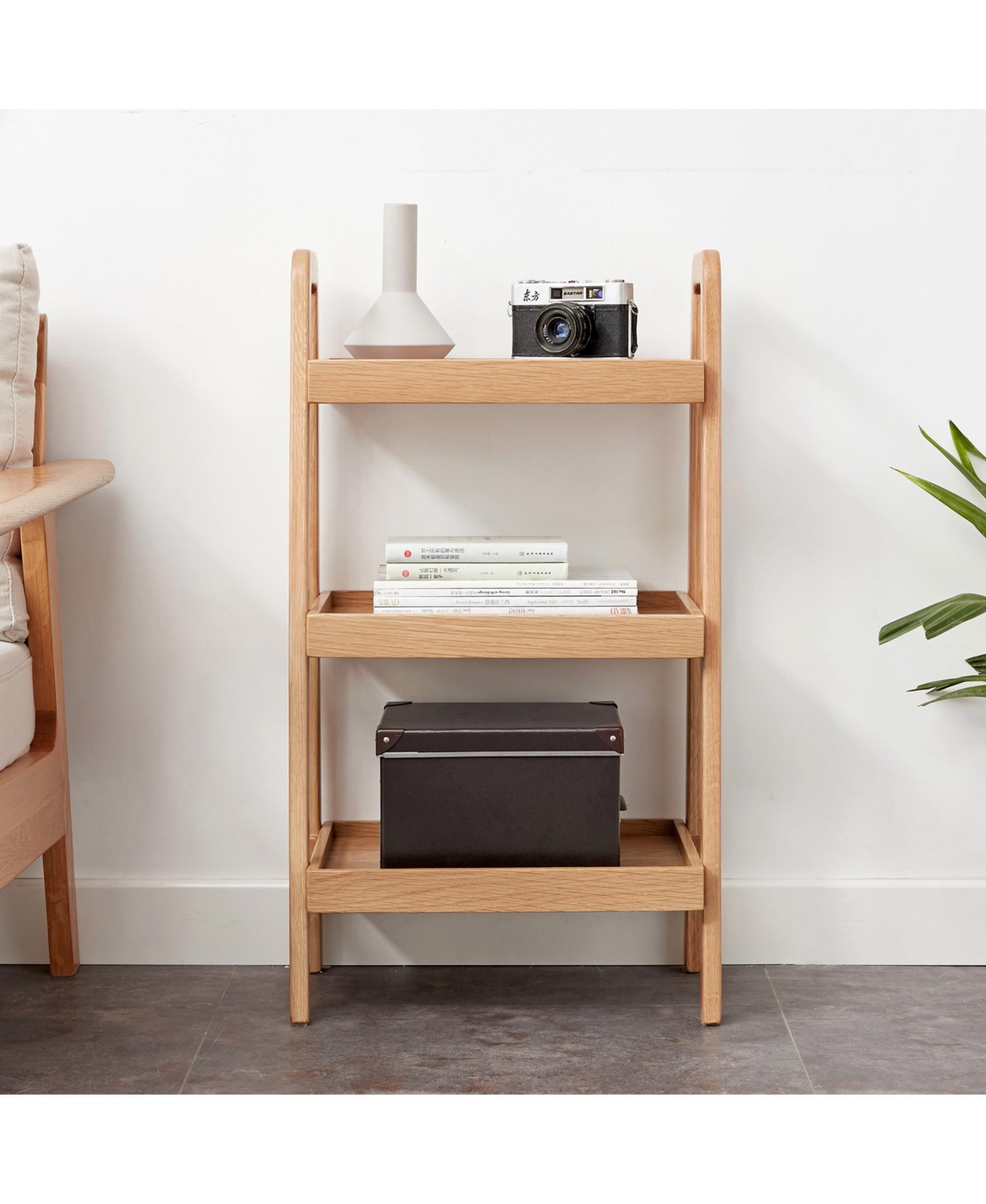Click here for flynama 3 Tier Solid Wood Entryway Storage Bench M... prices