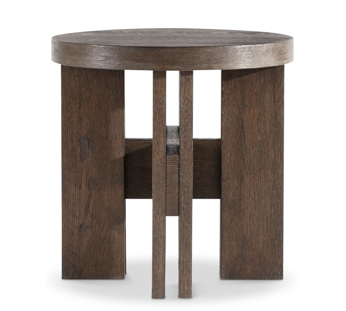Click here for Bernhardt Outline 24 Round Wood Side Table - Brown prices