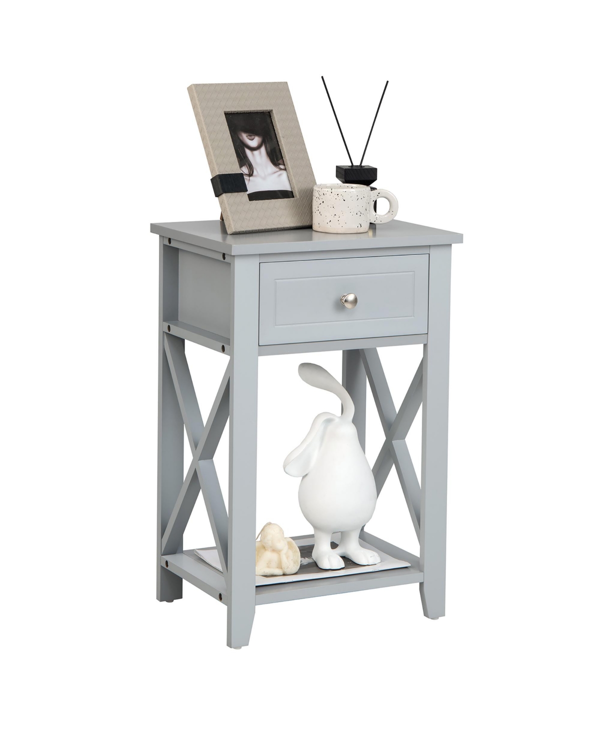 Click here for Costway Bedside Sofa End Table Nightstand with Dra... prices
