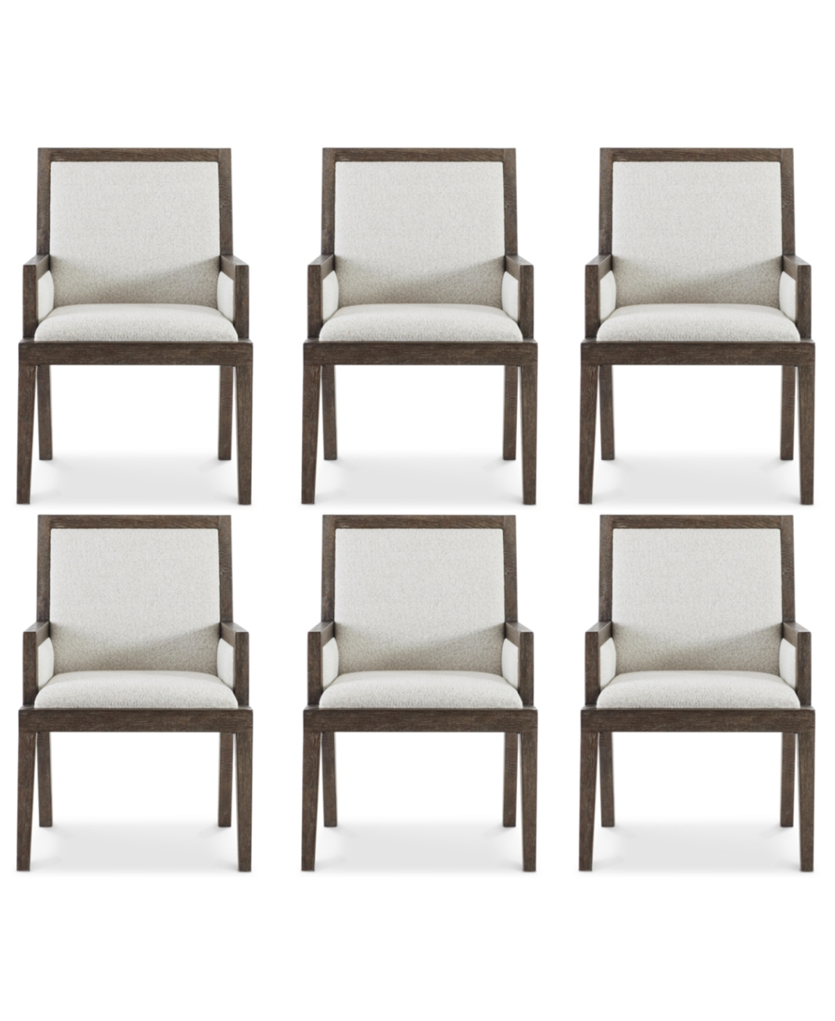 Click here for Bernhardt Outline 6-Piece Wooden Frame Arm Chair S... prices