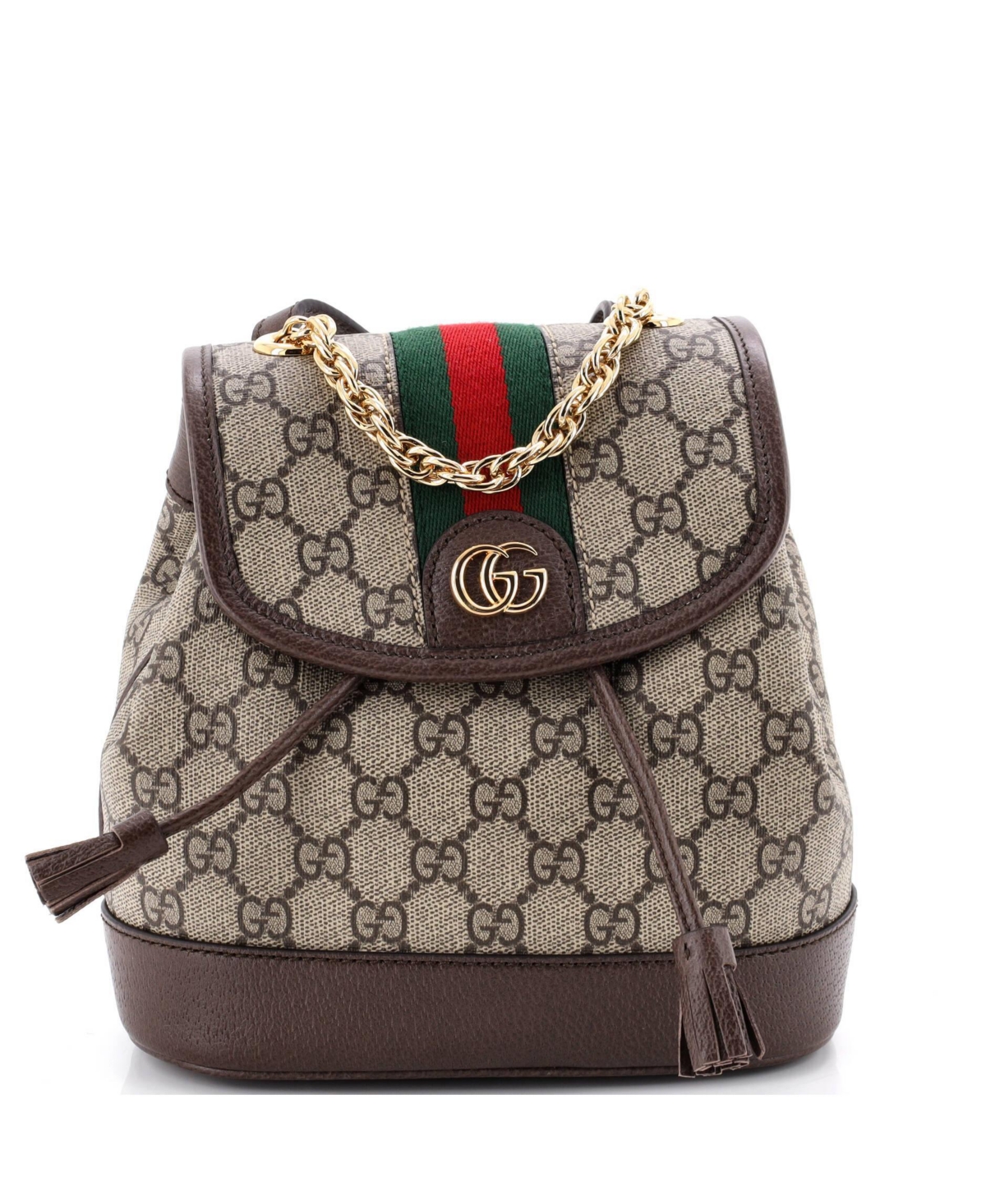 Click here for Pre-Owned Gucci Mini Ophidia Flap Backpack Gg Coat... prices