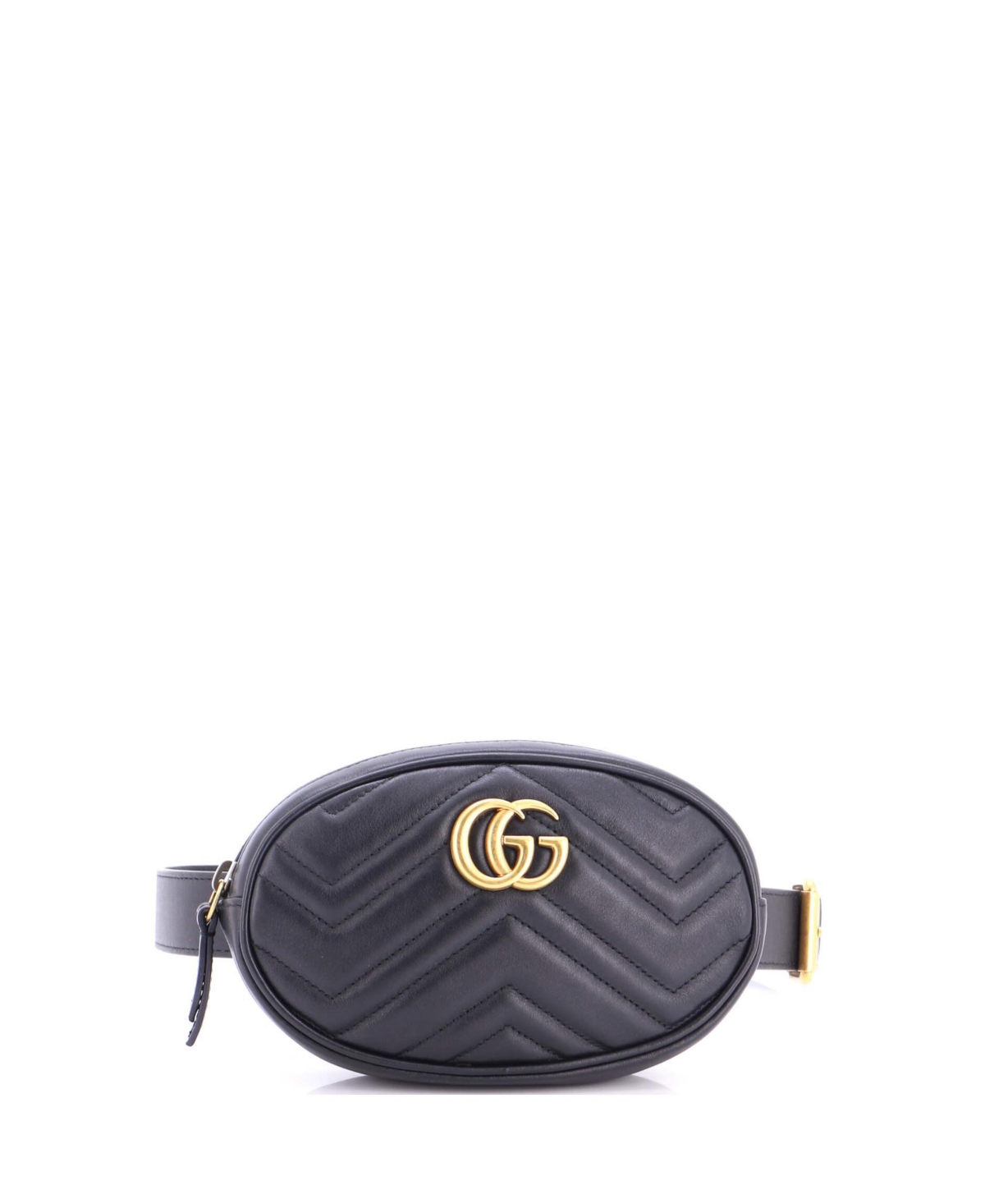 Click here for Pre-Owned Gucci Gg Marmont Belt Bag Matelasse Leat... prices